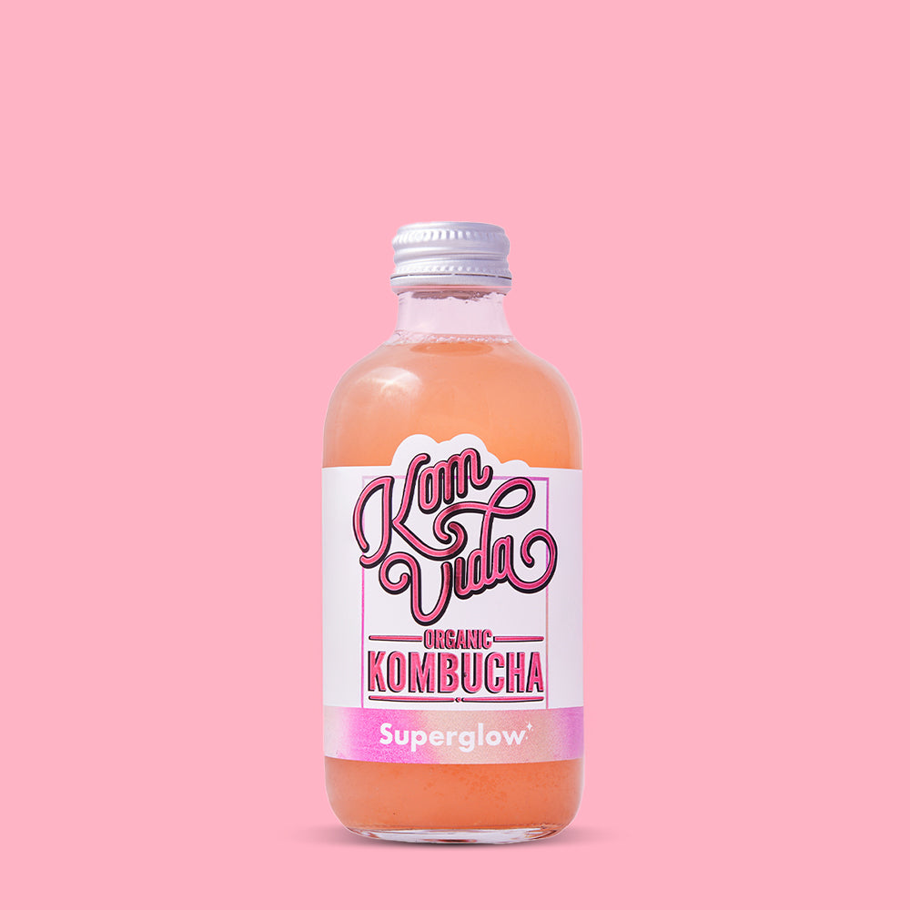 Monopack Kombucha – Disfruta un Toque Saludable SUPERGLOW 250 ml