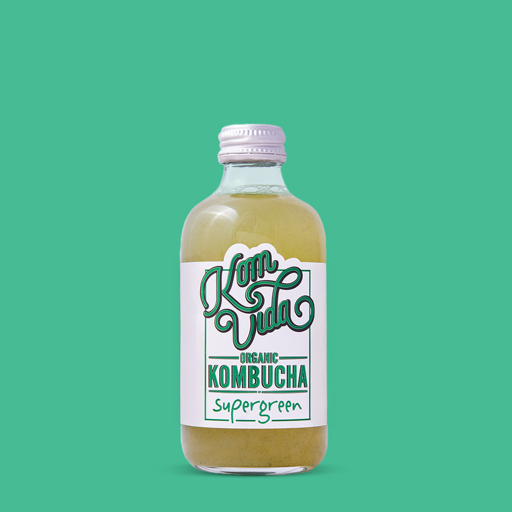 Monopack Kombucha – Disfruta un Toque Saludable SUPERGREEN 250 ml